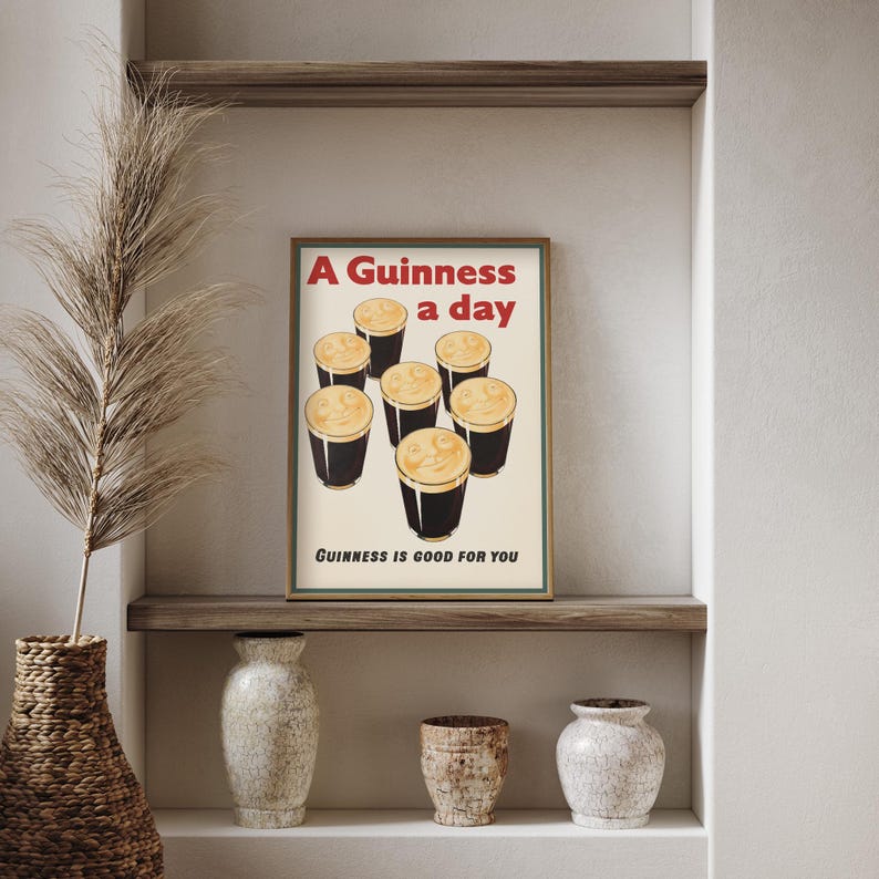 Guinness is Good for You Poster Print | John Gilroy Irish Beer ...