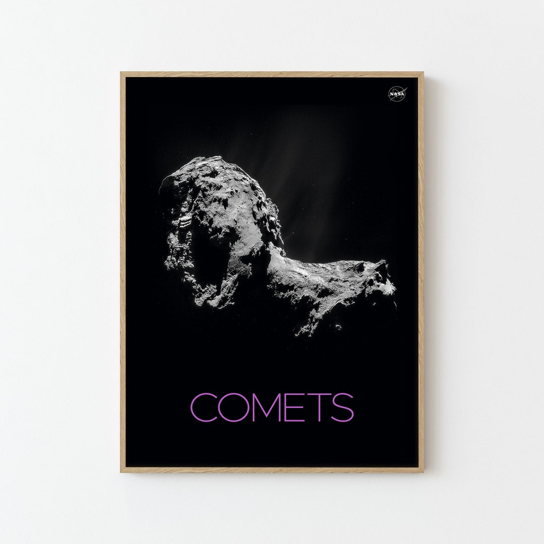 Comets NASA Space Travel Poster Print Planet Wall Art Home Decor - Etsy