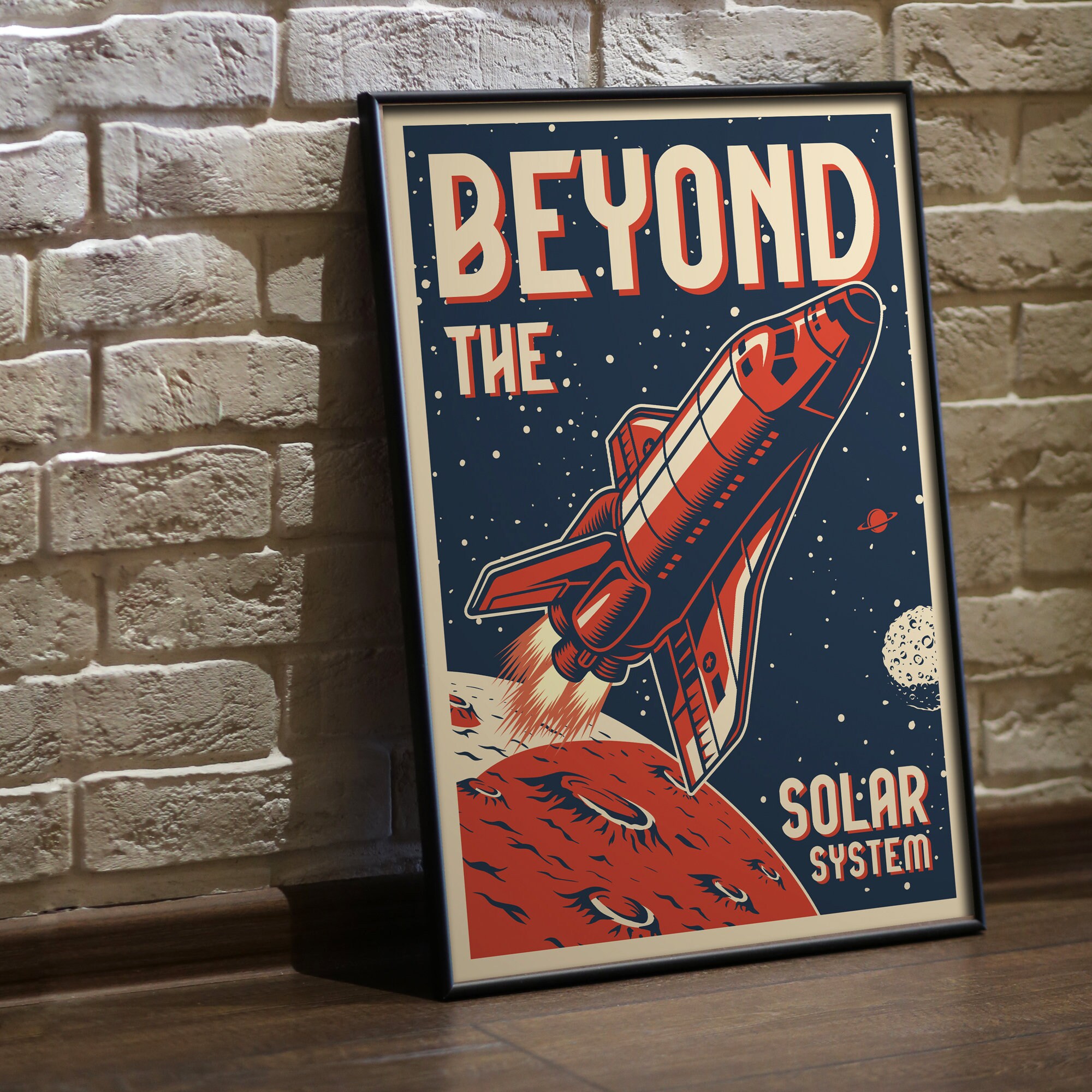Space Travel Beyond The Solar System Poster
