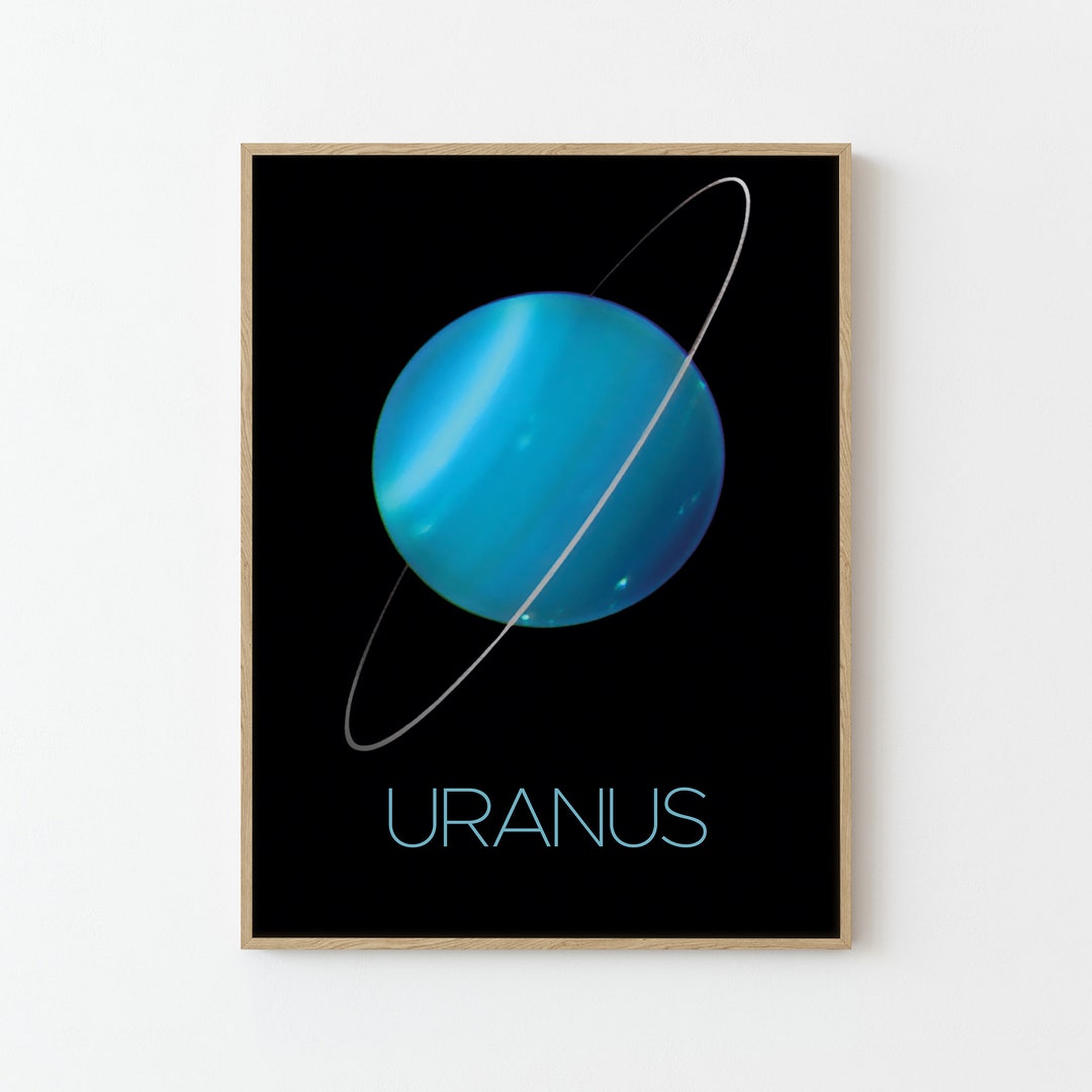 Uranus NASA Space Travel Poster Print Planet Wall Art Home Decor - Etsy