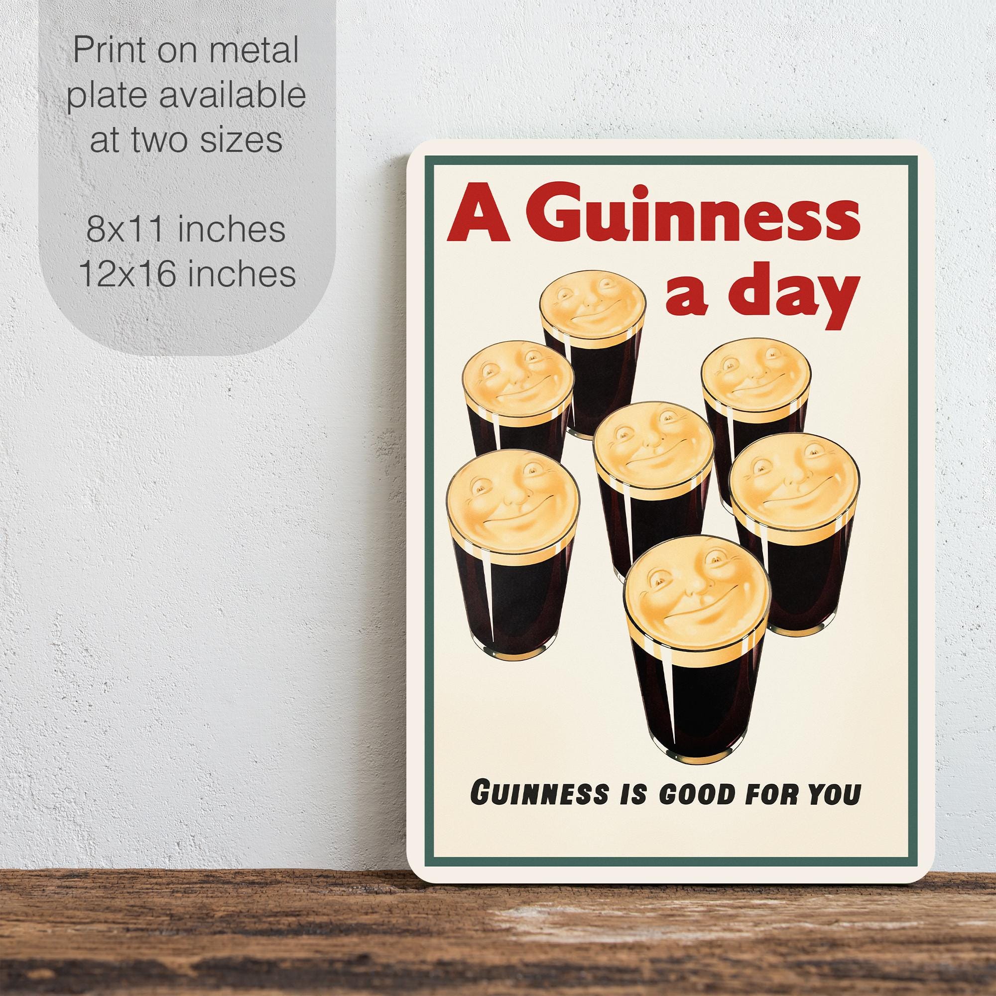 Guinness is Good for You Poster Print | John Gilroy Irish Beer ...