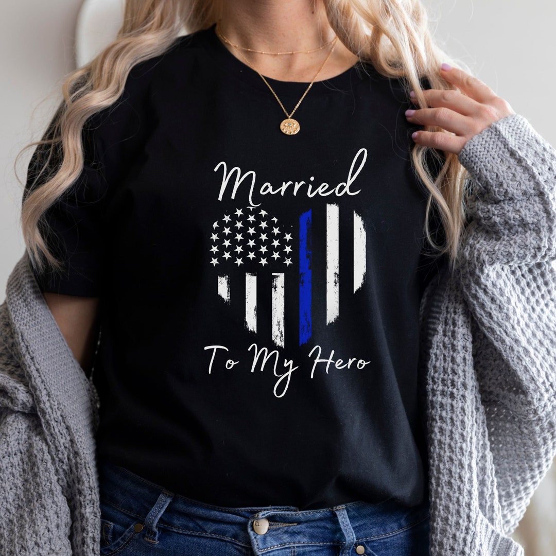 Deputy Wife T Shirt Cop Wife Law Enforce Shirt Thin Blue Line Sheriff