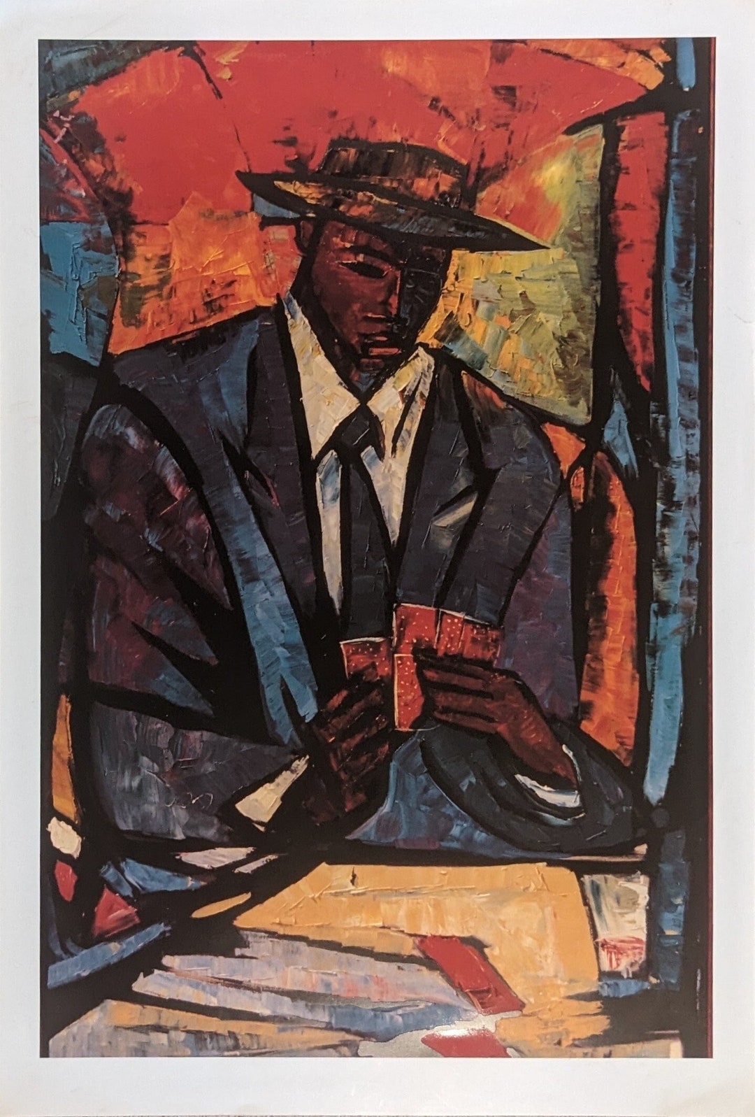 William Tolliver: the Player, Artist Hand Signed Lithograph With COA - Etsy