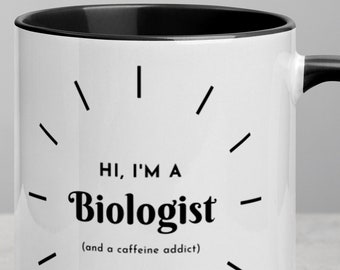 PERSONALIZED Biologist Coffee Mug Biologist Gift Biology - Etsy