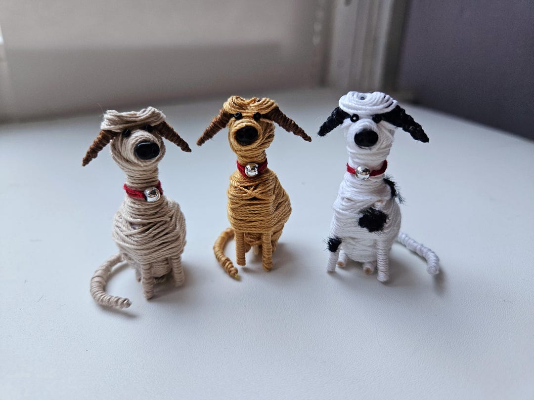 Tiny Treasures: Worry Doll, Dog- Choose Color at Checkout! - Etsy