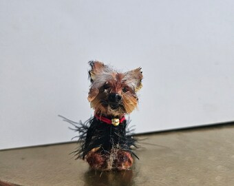 Tiny Treasures, Realistic Worry Doll, Dog: White Poodle, Maltese Shaggy ...