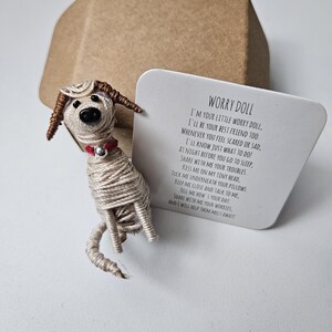 Tiny Treasures: Worry Doll, Dog- Choose Color at Checkout! - Etsy
