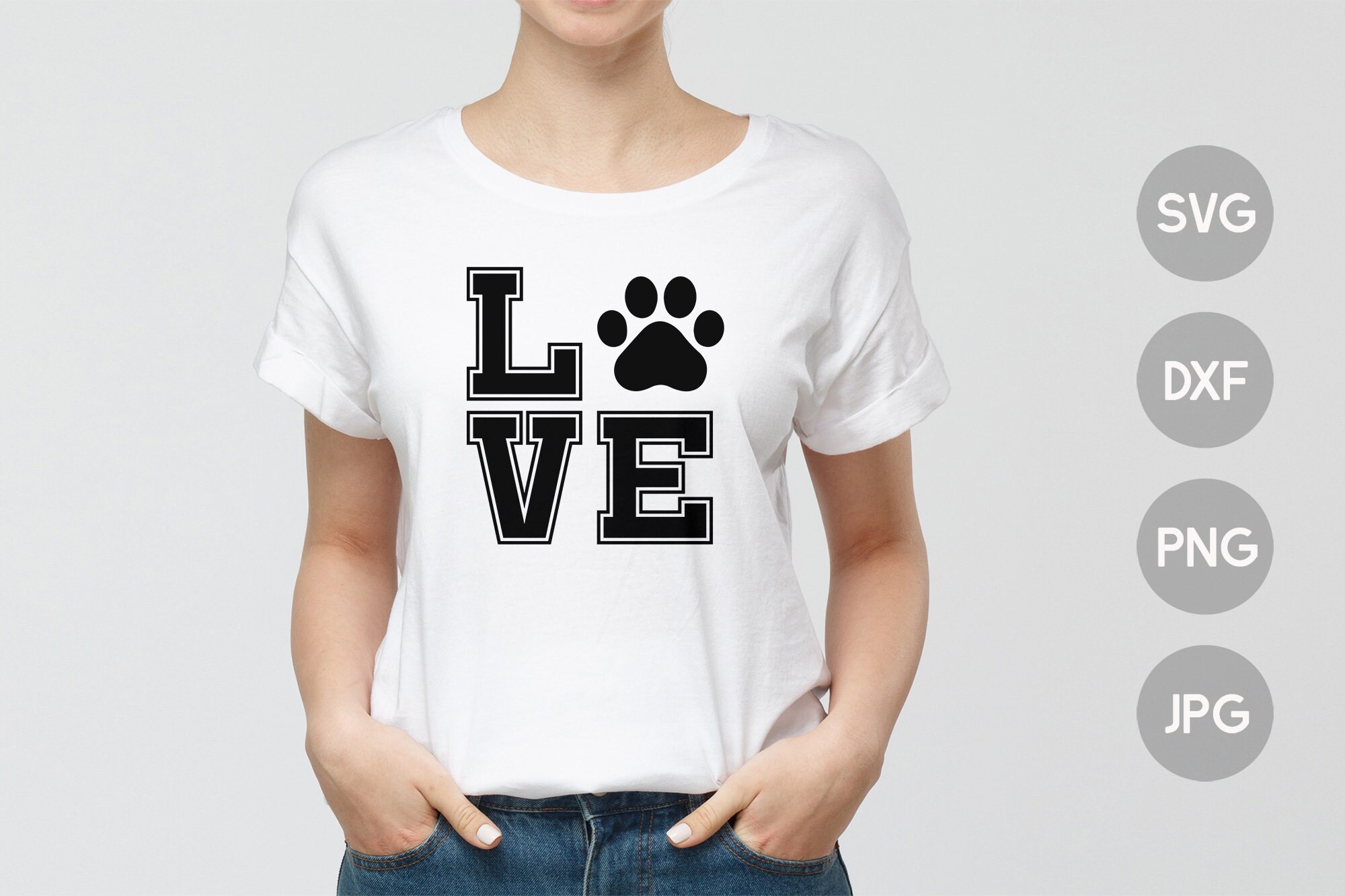 Love Cat & Dog SVG LOVE Pet Sublimation Design Png Dxf | Etsy