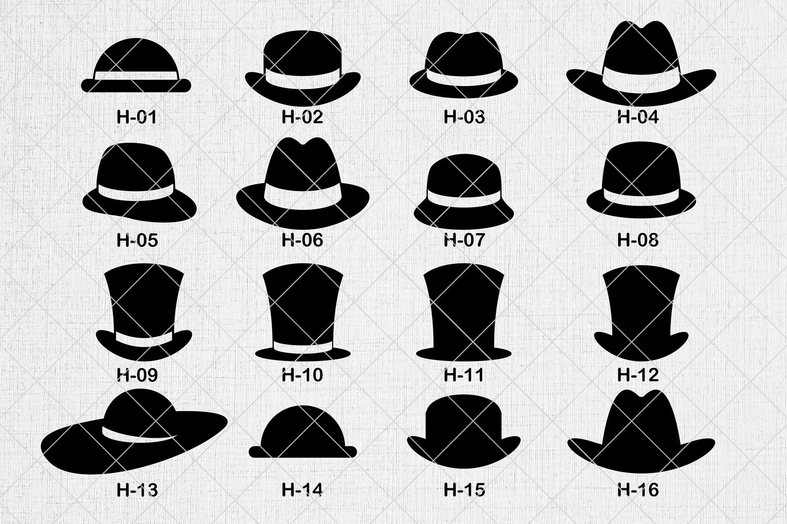 Vintage Hats Svg Fashion Hats Sublimation Shapes Svg Png Eps - Etsy