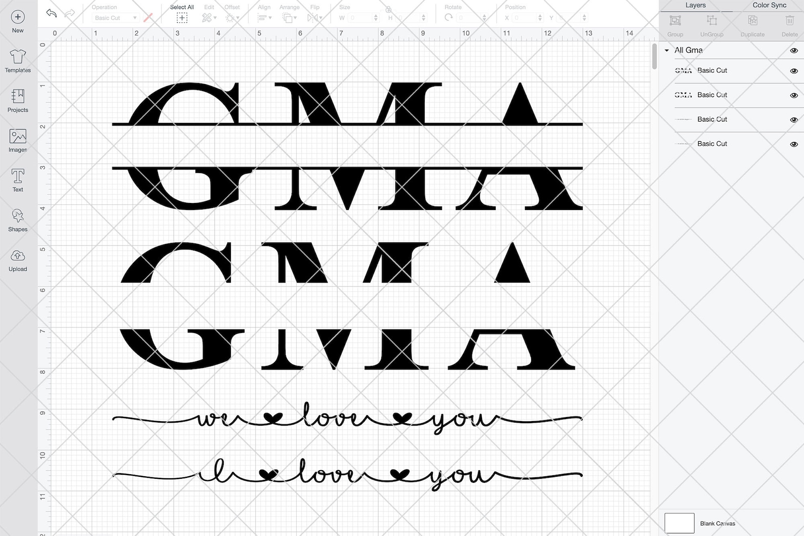 GMA Monogram SVG Grandma G-MA Sublimation Design Png Dxf | Etsy