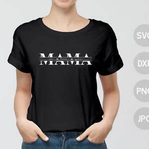 MAMA Monogram SVG, Mother's Day Design,sublimation Design, Png Dxf Jpg ...