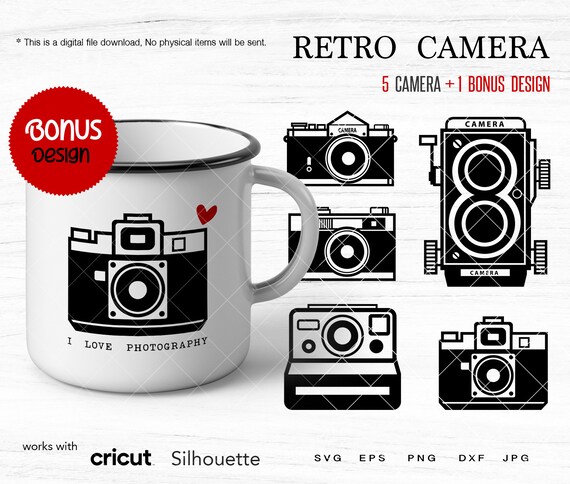 Retro Camera SVG Vintage Camera Sublimation Shapes Svg Png - Etsy Australia
