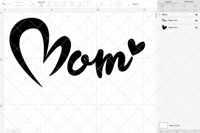 Mom SVG Mother's day sublimation design png dxf | Etsy