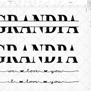 GRANDPA Monogram SVG, Father's Day Design,sublimation Design, Png Dxf ...