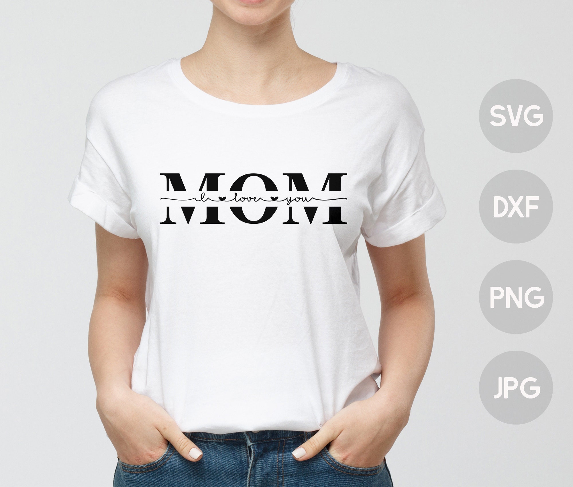 MOM monogram SVG Mother's day designSublimation design | Etsy