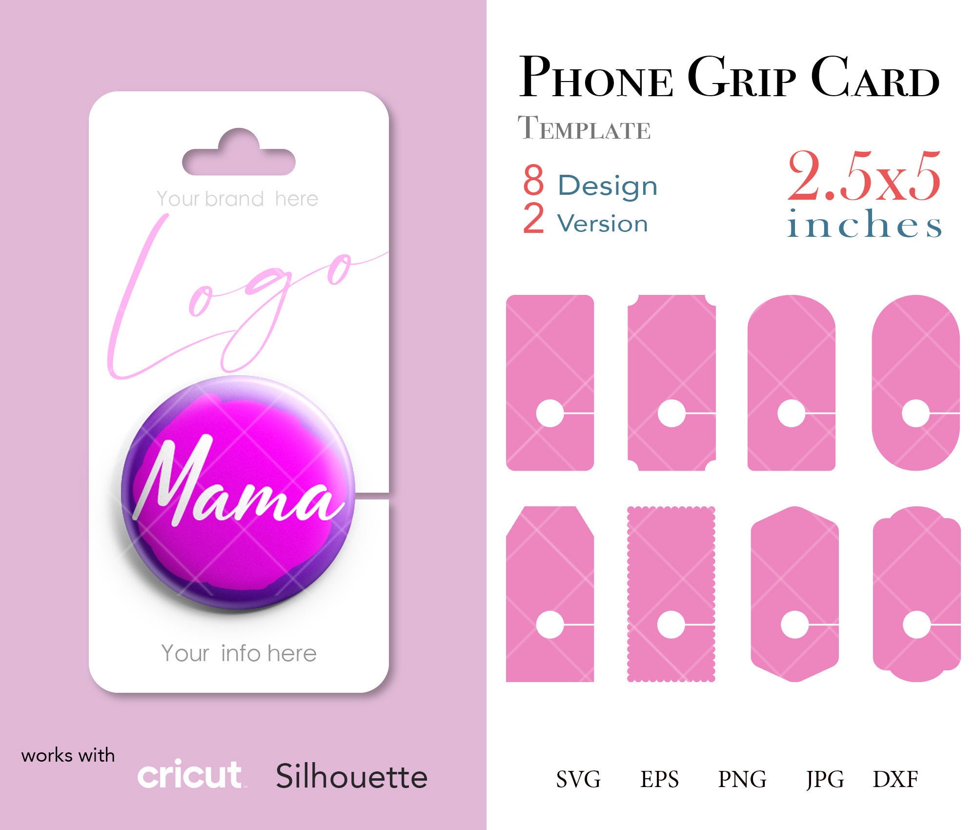 Papercraft Instant Download Shapes SVG PNG DXF Eps Files for Cricut and ...