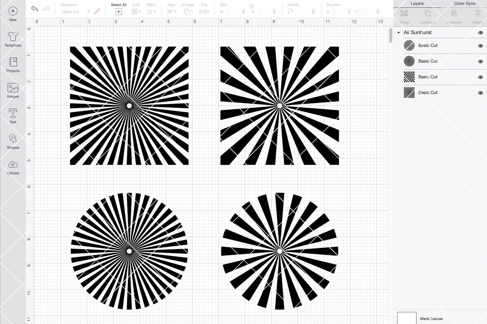 Sunburst Light Rays SVG Sunshine Svg shapes Svg Png Eps Dxf - Etsy Canada