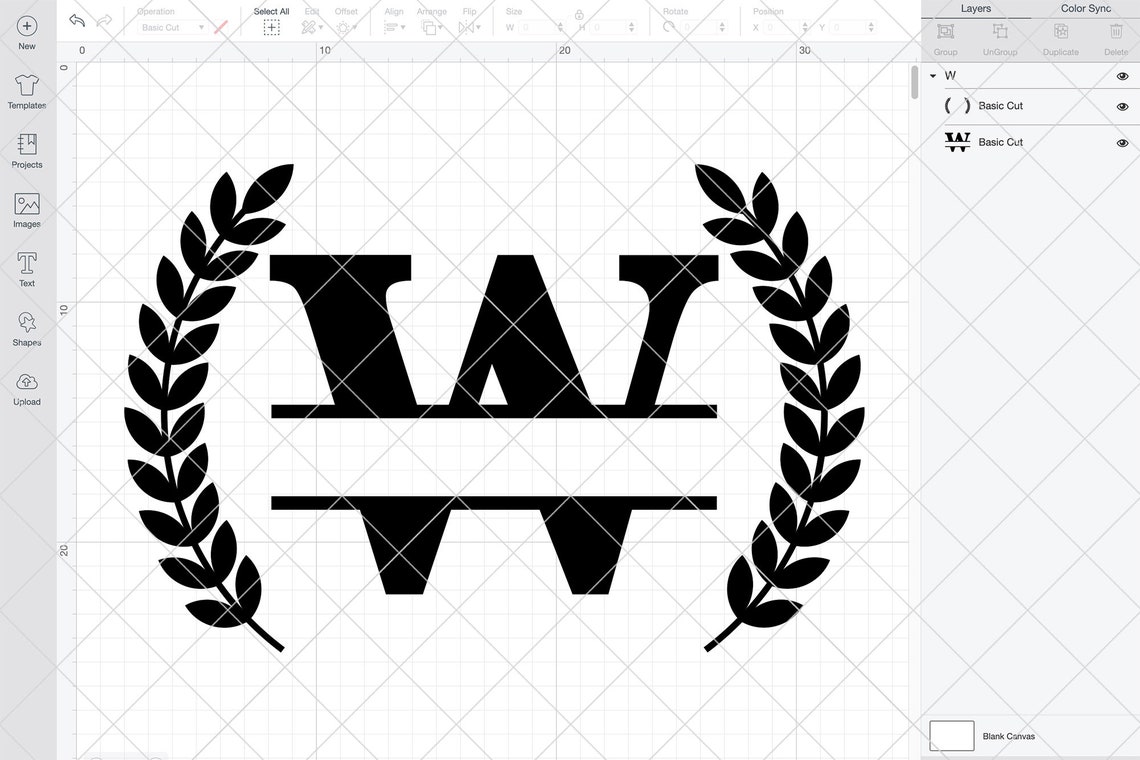 Split Monogram Svg/pngframe Alphabet Designs Shapes Svg Png - Etsy
