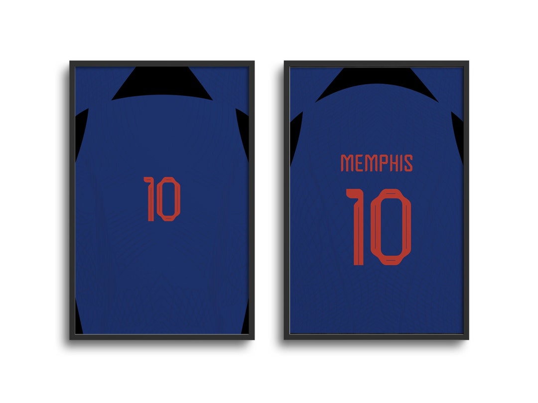The Netherlands Oranje 2022 World Cup Away Kit Print Poster - Etsy