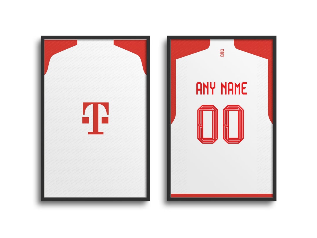 Bayern Bavarians 2023-24 Home Kit Print Poster Wall Art - Etsy