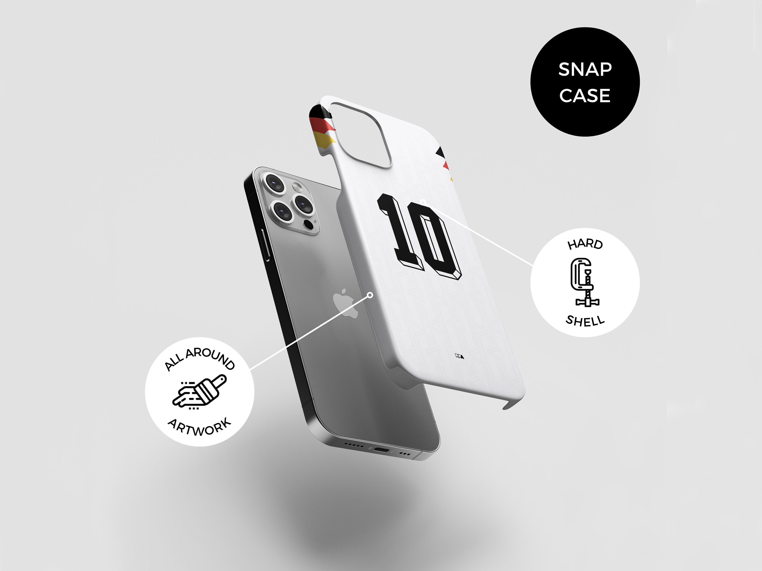 Personalised Retro Germany 1990 Home Kit Phone Case | iPhone 14 Case ...