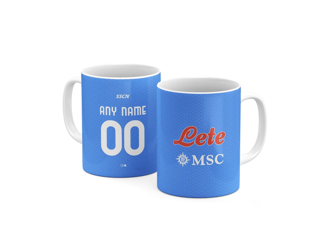 Napoli Gli Azzurri 2023-24 Home Kit Mugs Football Fan Mug Birthday Gift ...