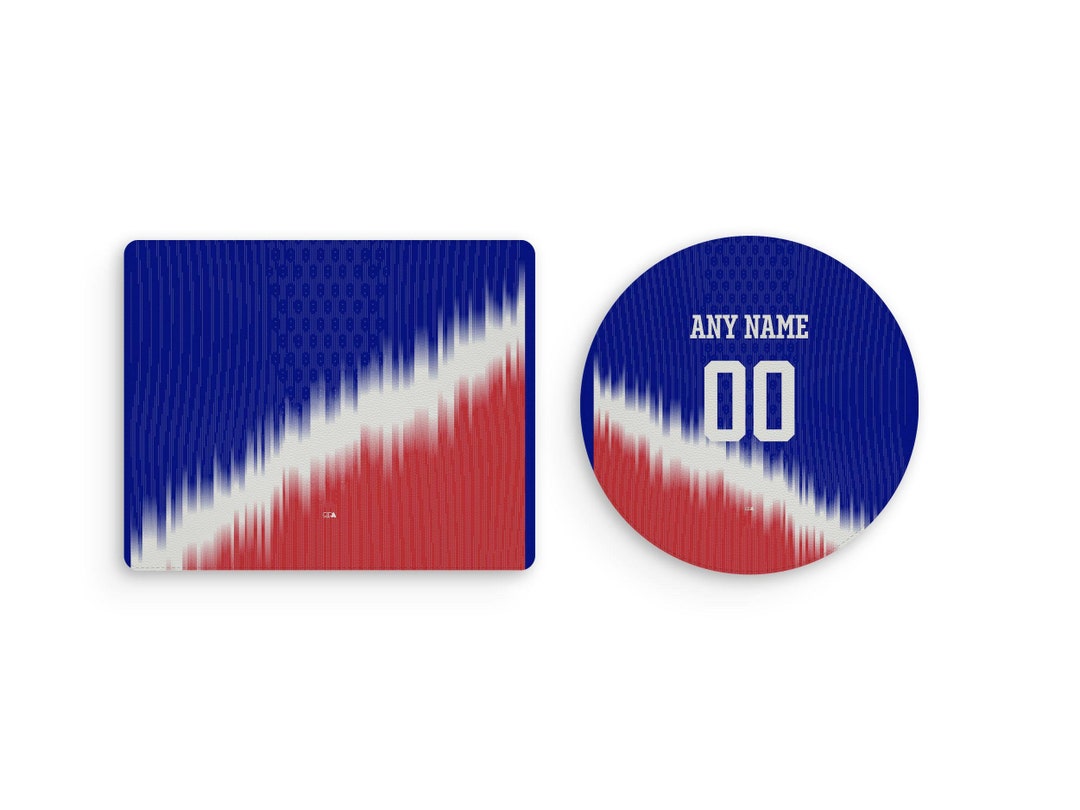 USA Red, White and Blue Copa America 2024 Away Kit Mouse Pad Mouse Mat ...