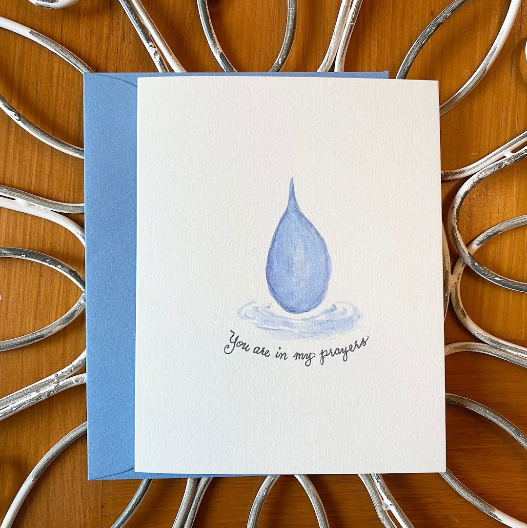 You Are in My Prayers Card - Etsy