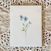 Forget Me Not Card - Etsy
