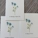 Forget Me Not Card - Etsy