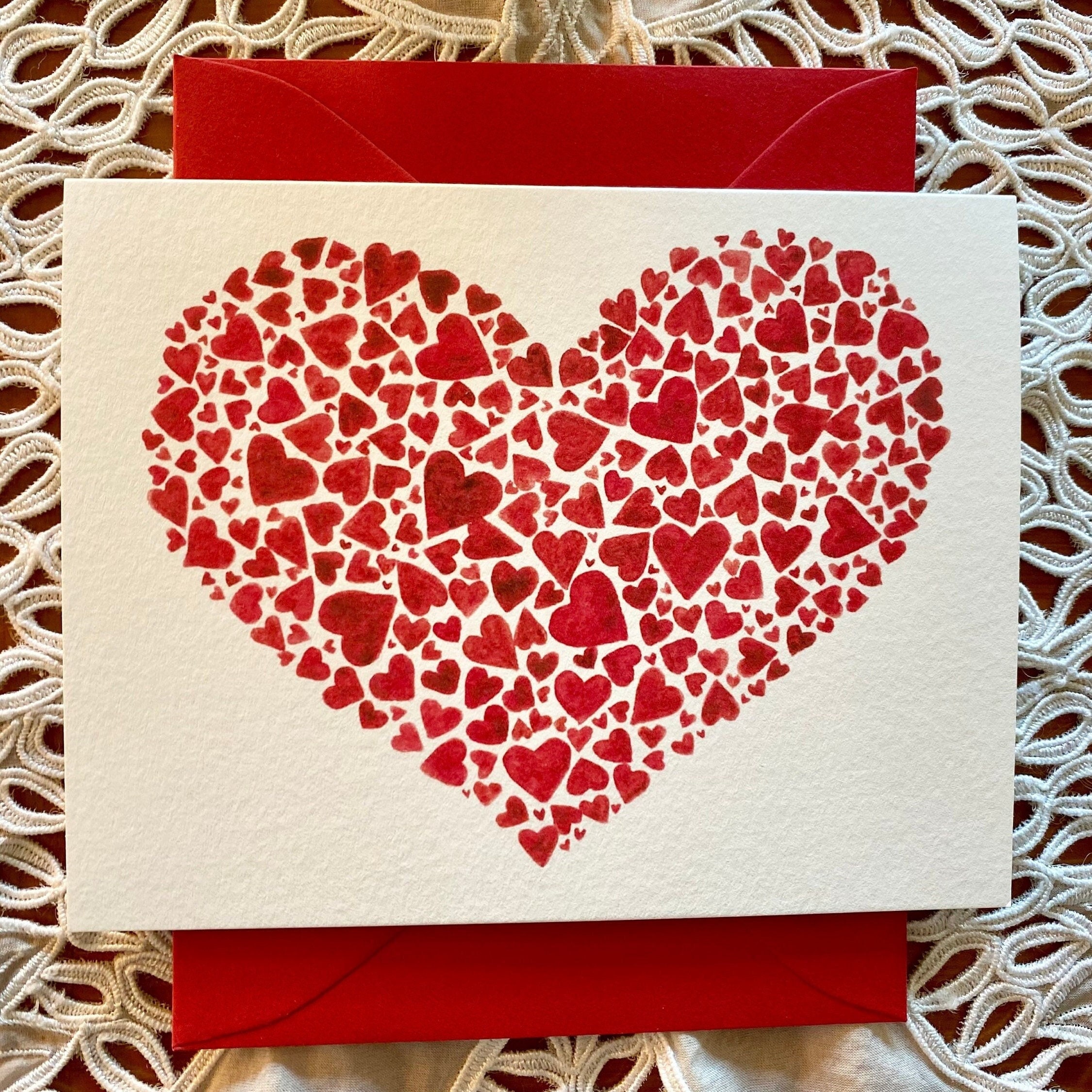 Heart of Hearts Card - Etsy