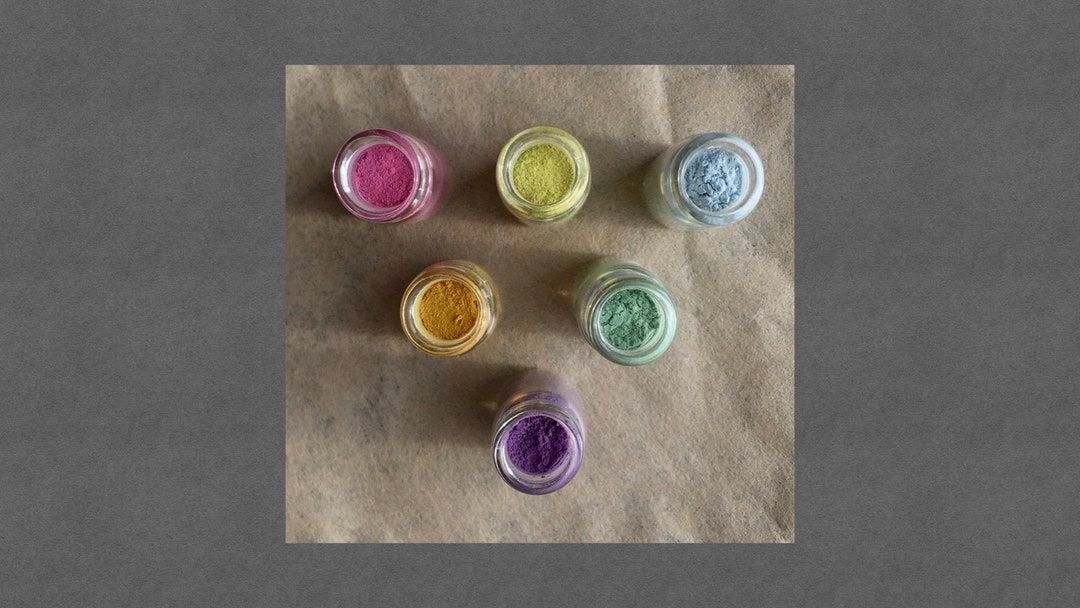 Lake Pigment 6-color Sampler Set - Natural Organic Dry Pigments - Non ...