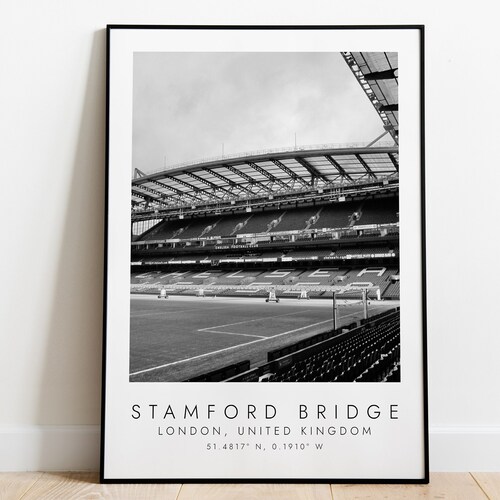 Chelsea FC Poster Stamford Bridge Print Chelsea Football - Etsy
