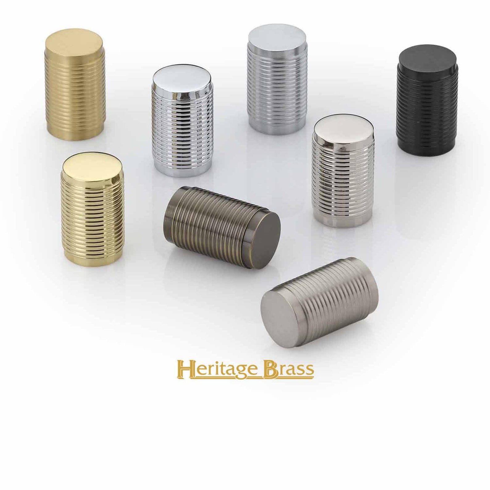 Cylindric Ribbed Cabinet Knob Kitchen Cabinet Knob | Etsy