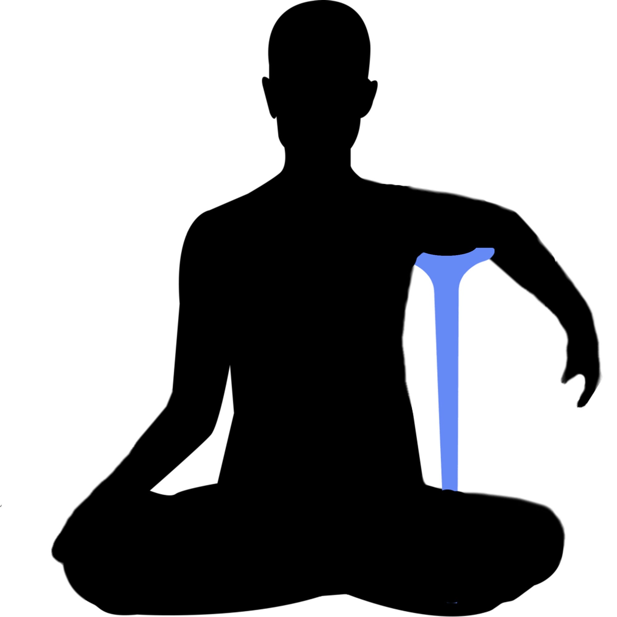 Meditation Staff, Meditation Stick, Meditation Support Staff, Yoga ...