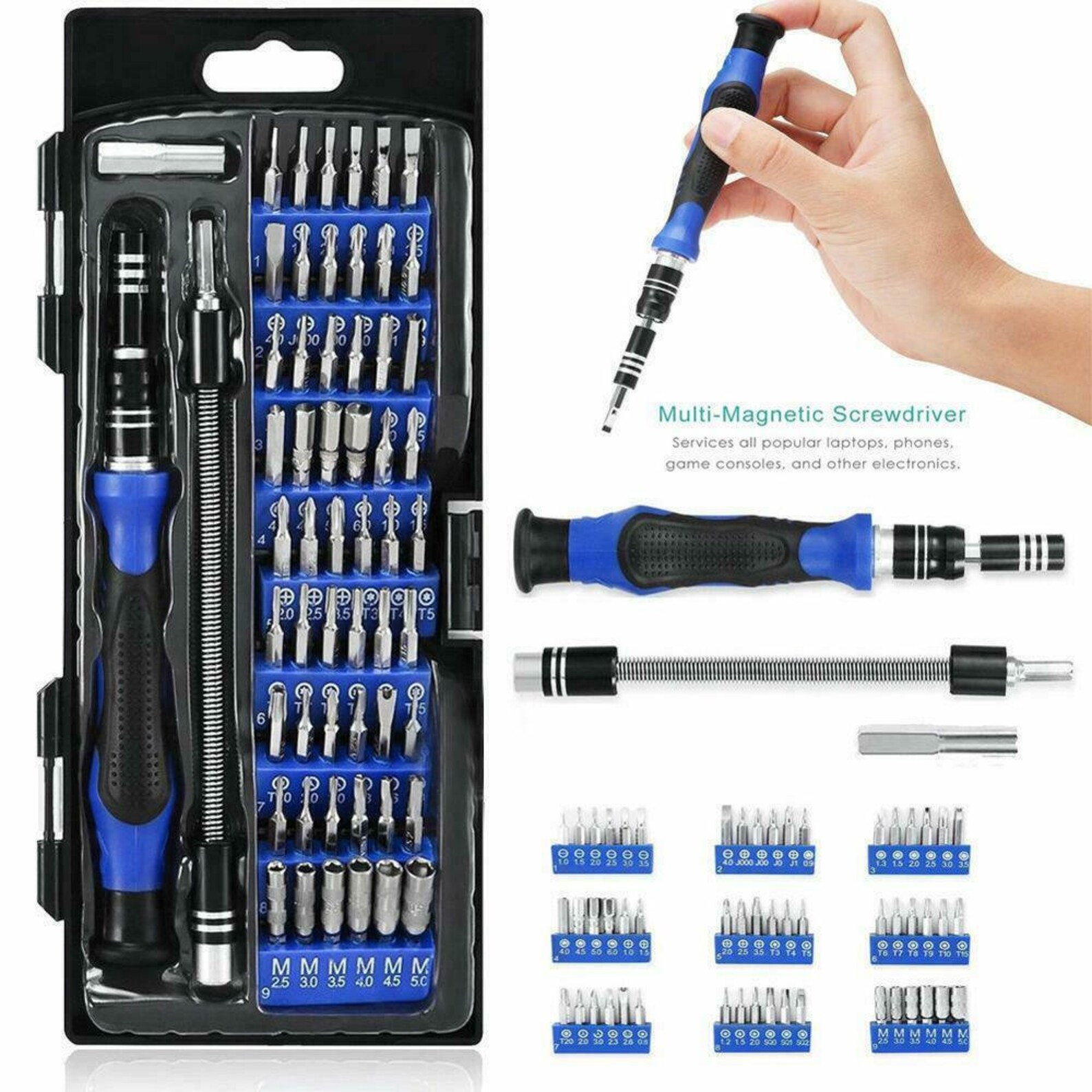 Small Screwdriver Set 54 Bit Magnetic Driver 58 IN 1 Repair - Etsy UK