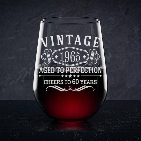 60th Birthday and Wine - Etsy