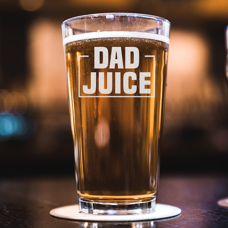 Dad Beer Glass - Etsy