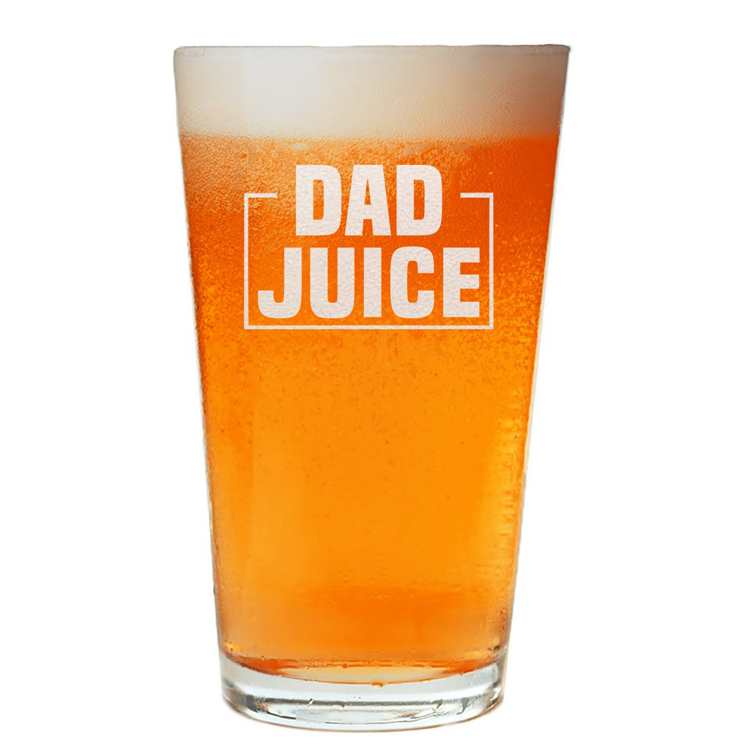 Dad Juice Beer Pint Funny Birthday Fathers Day Gift for Dad - Etsy