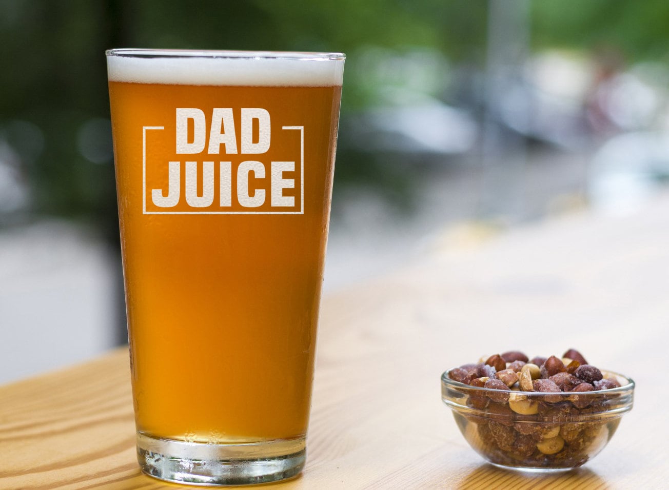 Dad Juice Beer Pint Funny Birthday Fathers Day Gift for Dad - Etsy