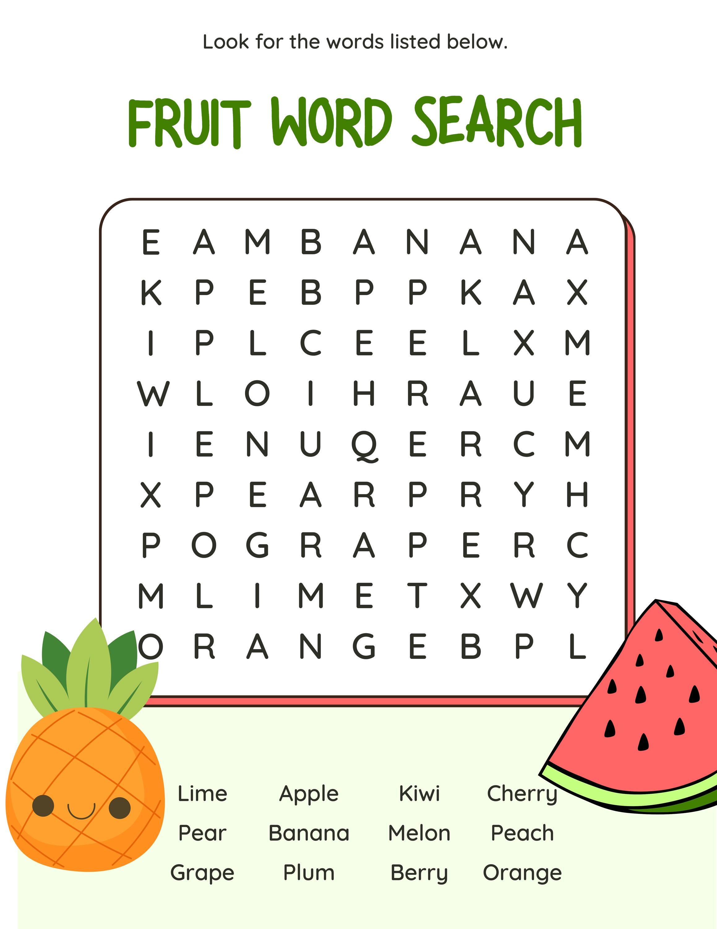 Fun Printable Word Search Puzzles for Kids | 4 Themed Games - Campfire ...