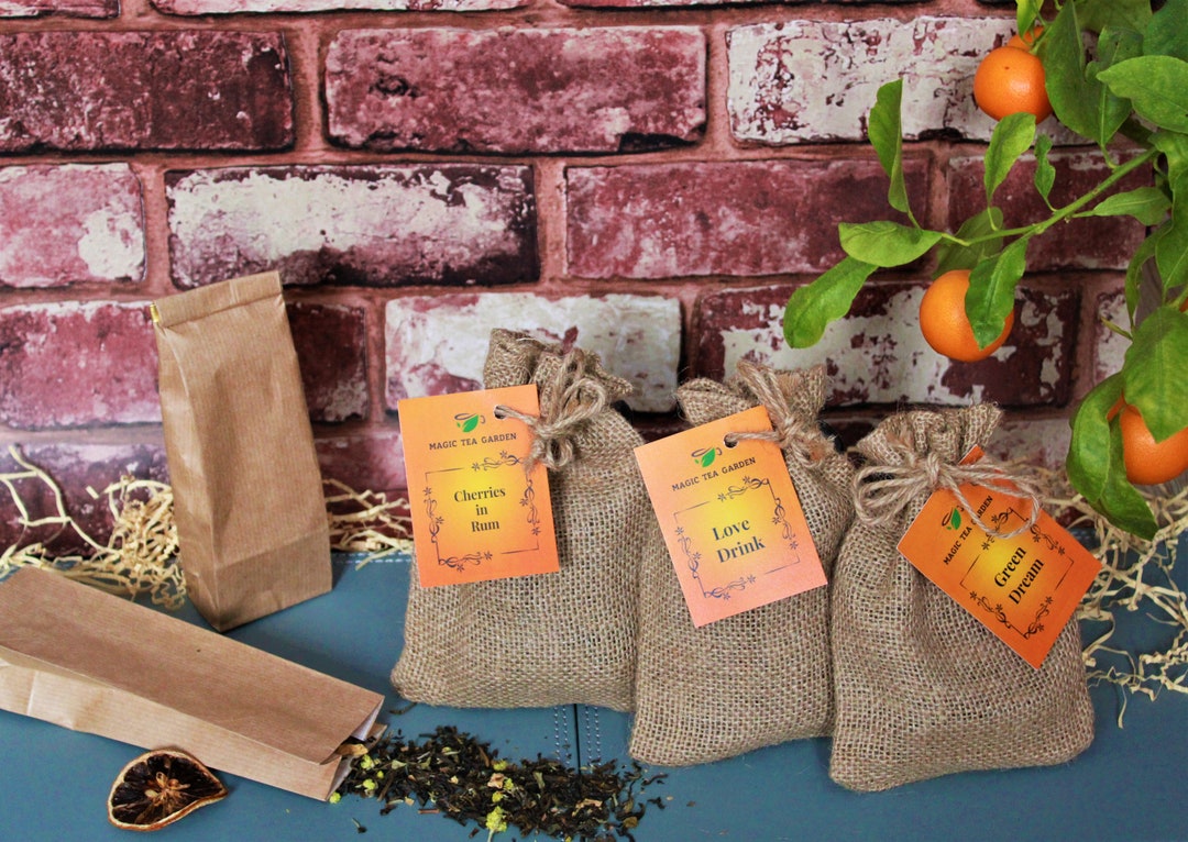 Black Loose Leaf Tea Gift Set Idea Premium Quality Gift Set of 3 ...