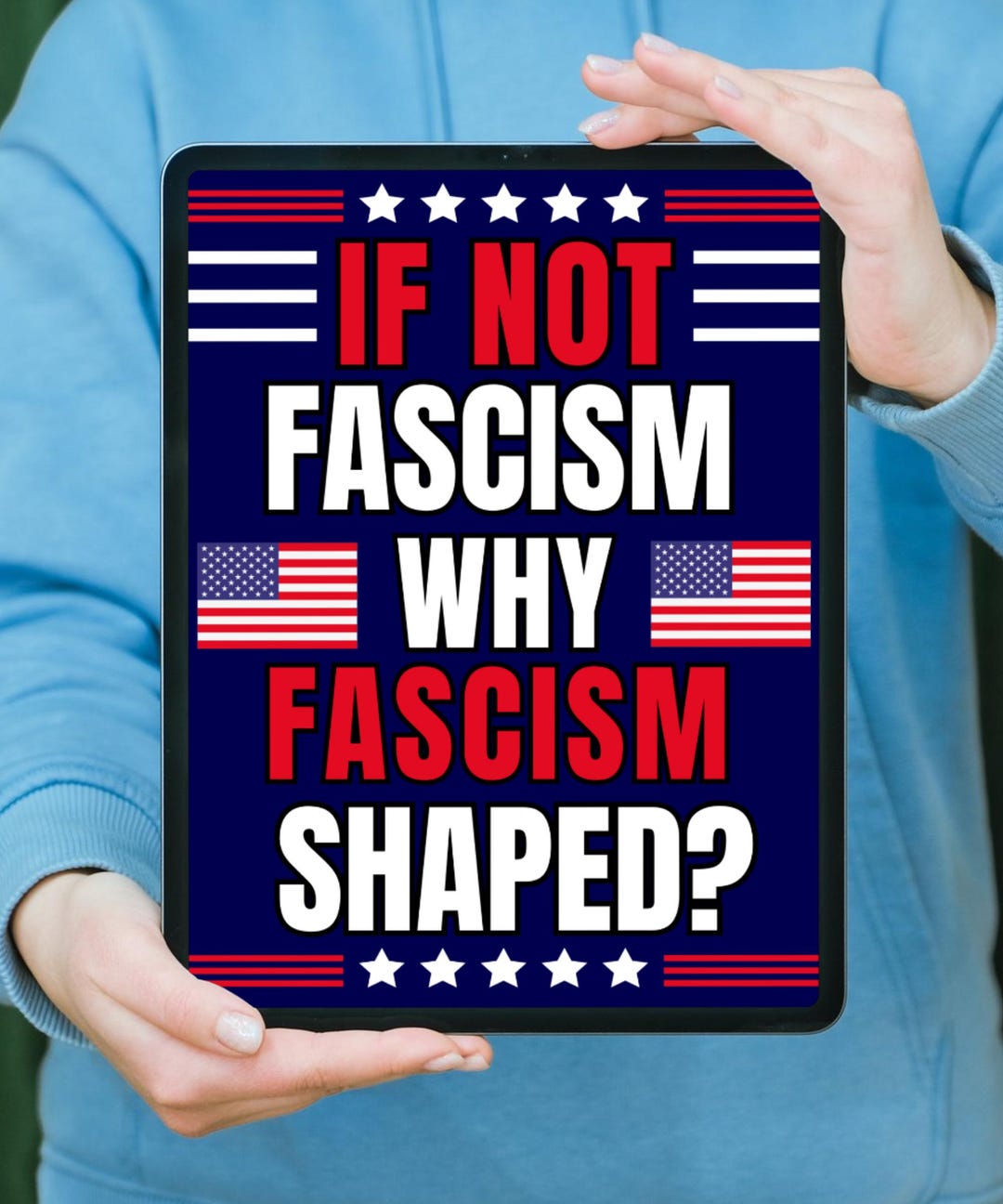 If Not Fascism Why Fascism Shaped Protest Sign SVG PNG Jpg Pdf ...