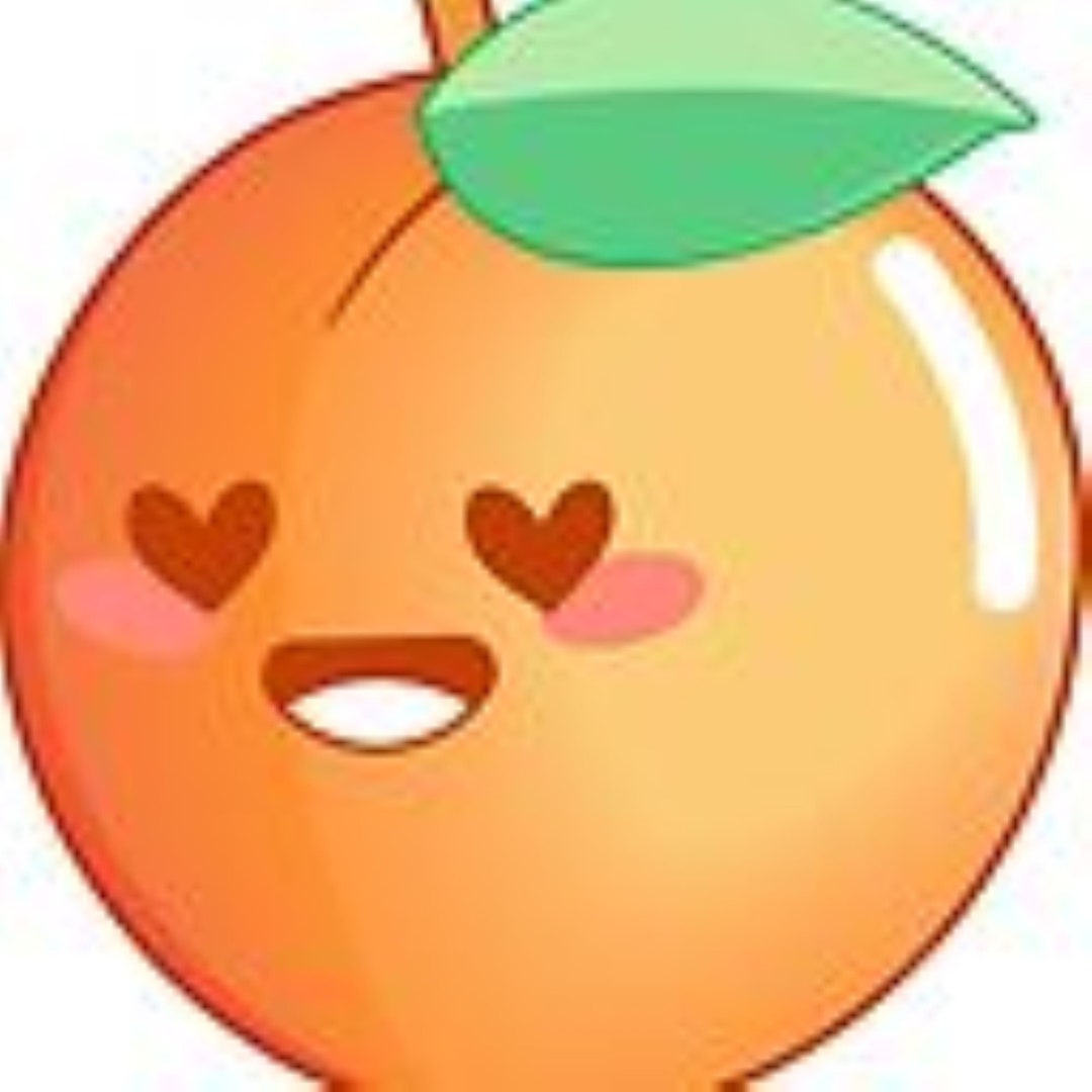 Lovely Apricot , Cute Apricot Vinyl Sticker - Etsy