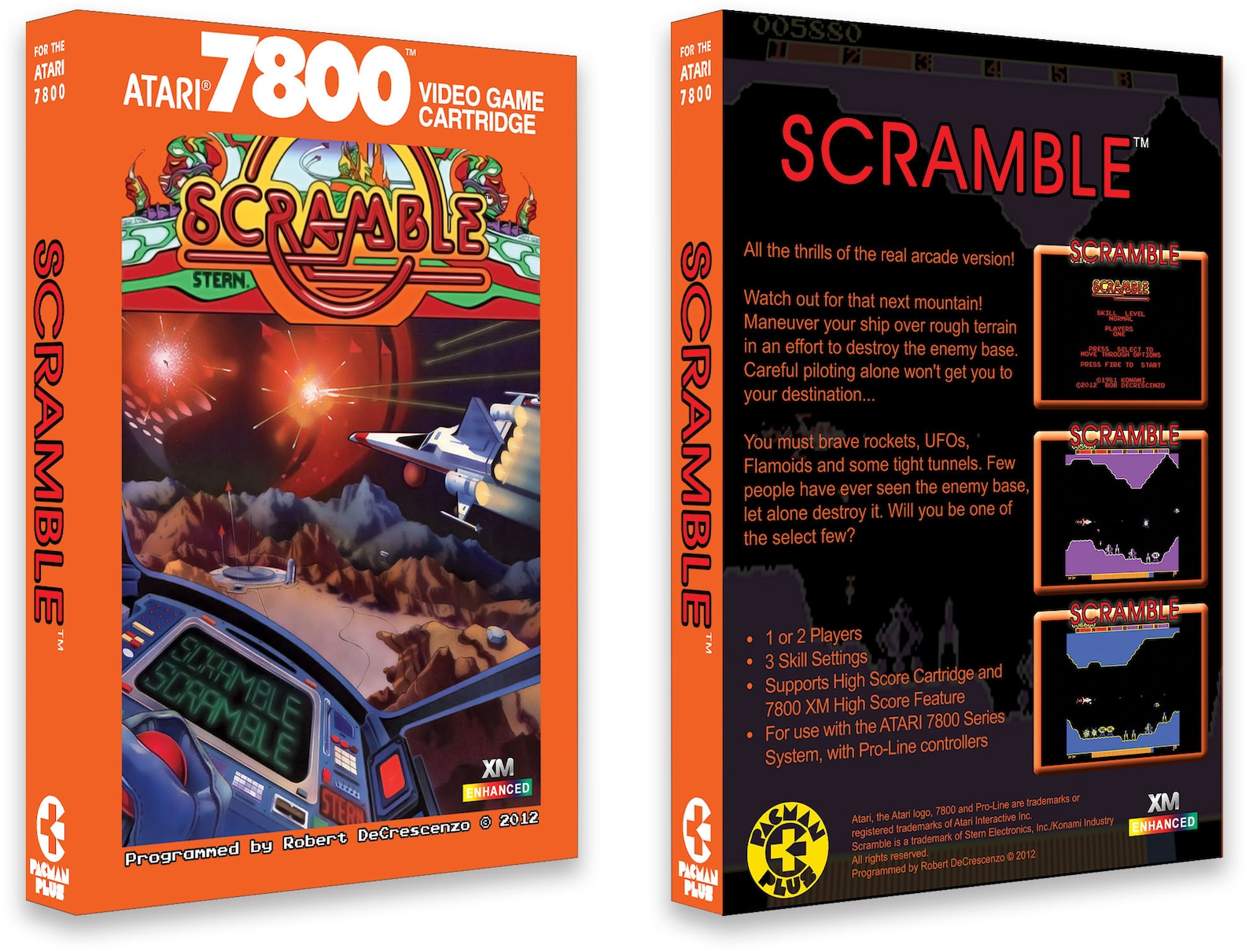 Scramble box for the Atari 7800 Game - Etsy