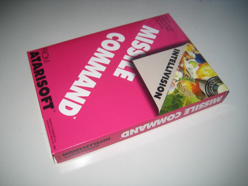 Missile Command box for the Mattel Intellivision Game - Etsy