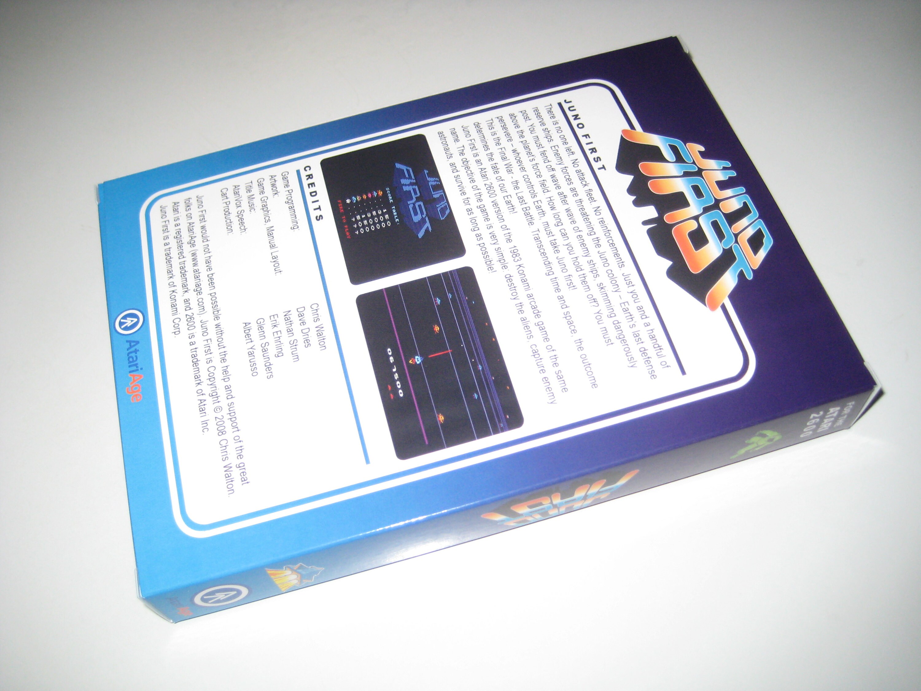 Juno First V1 Box for the Atari 2600 Game | Etsy