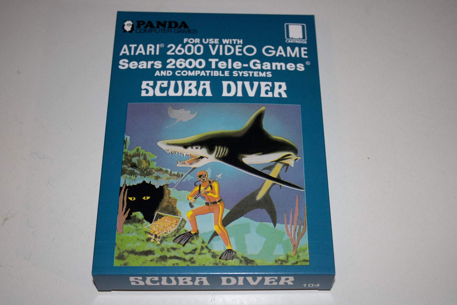 Scuba Diver box for the Atari 2600 Game - Etsy