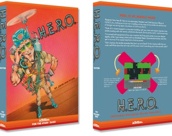 Atari 2600 Diorama H.E.R.O. / Hero Art / Shelf Decor - Etsy