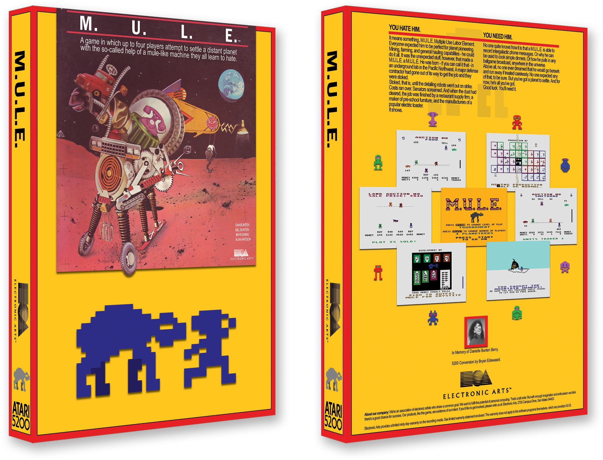 M.U.L.E. box for the Atari 5200 Game - Etsy